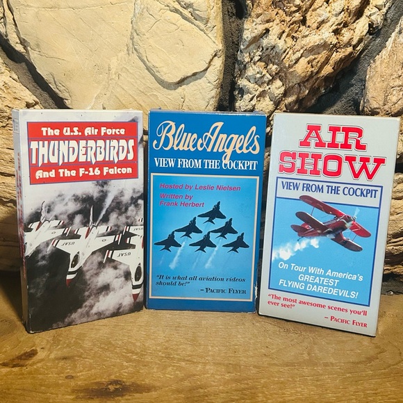 Media | Thunderbirds Blue Angels Air Show Vhs Tapes | Poshmark